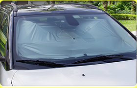 Brella Shield™ - Windshield Sunshade Pops Open Like An Umbrella To Keep ...